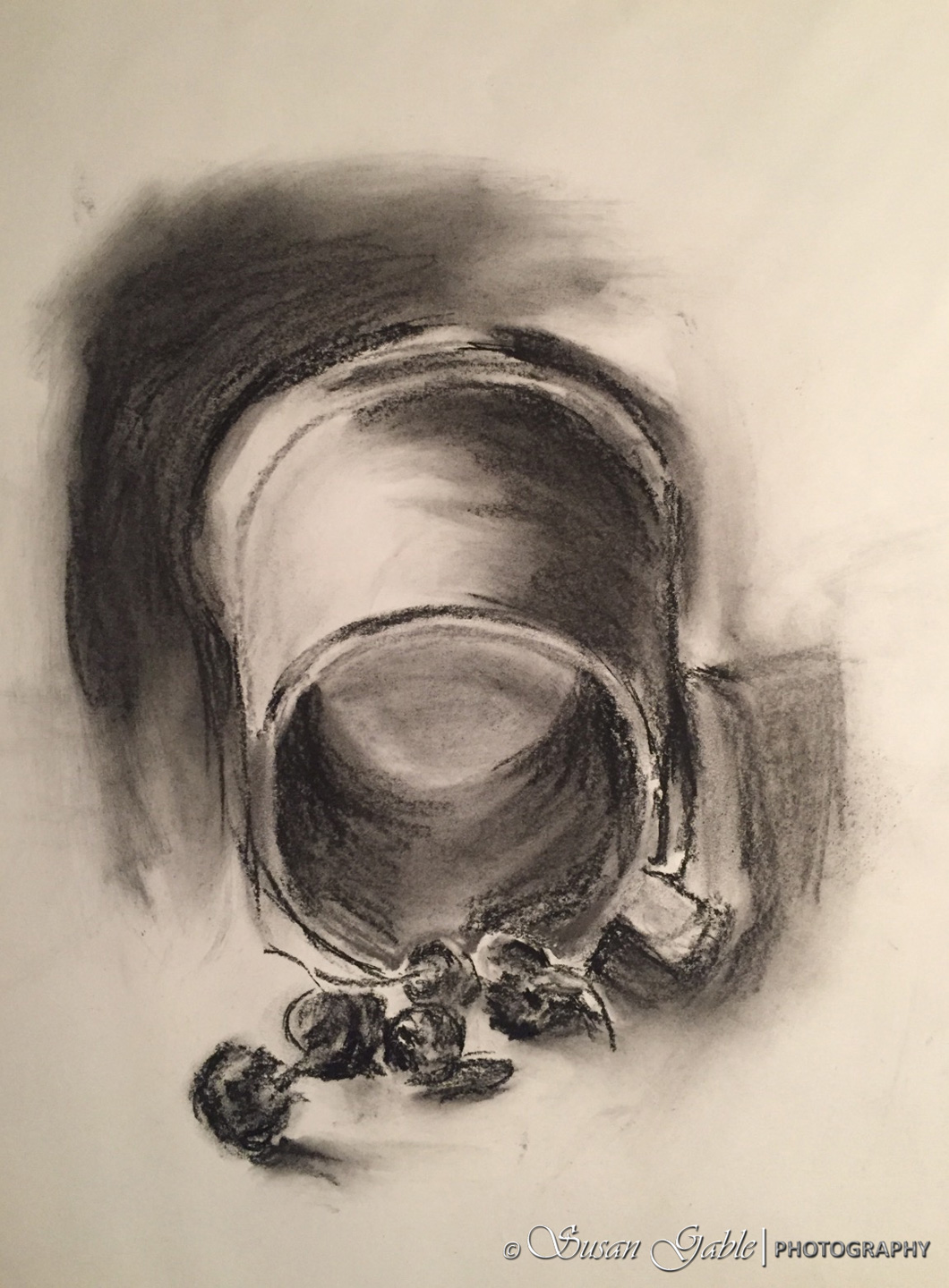 Day 2: Charcoal Drawing & Fearless Drawing – SusieG Studio